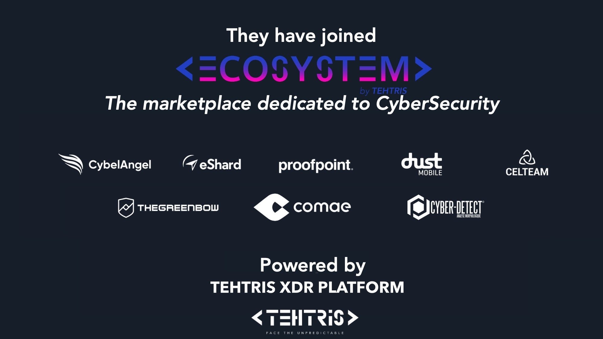 TEHTRIS unveils the first eight partners of ECOSYSTEM, its marketplace ...