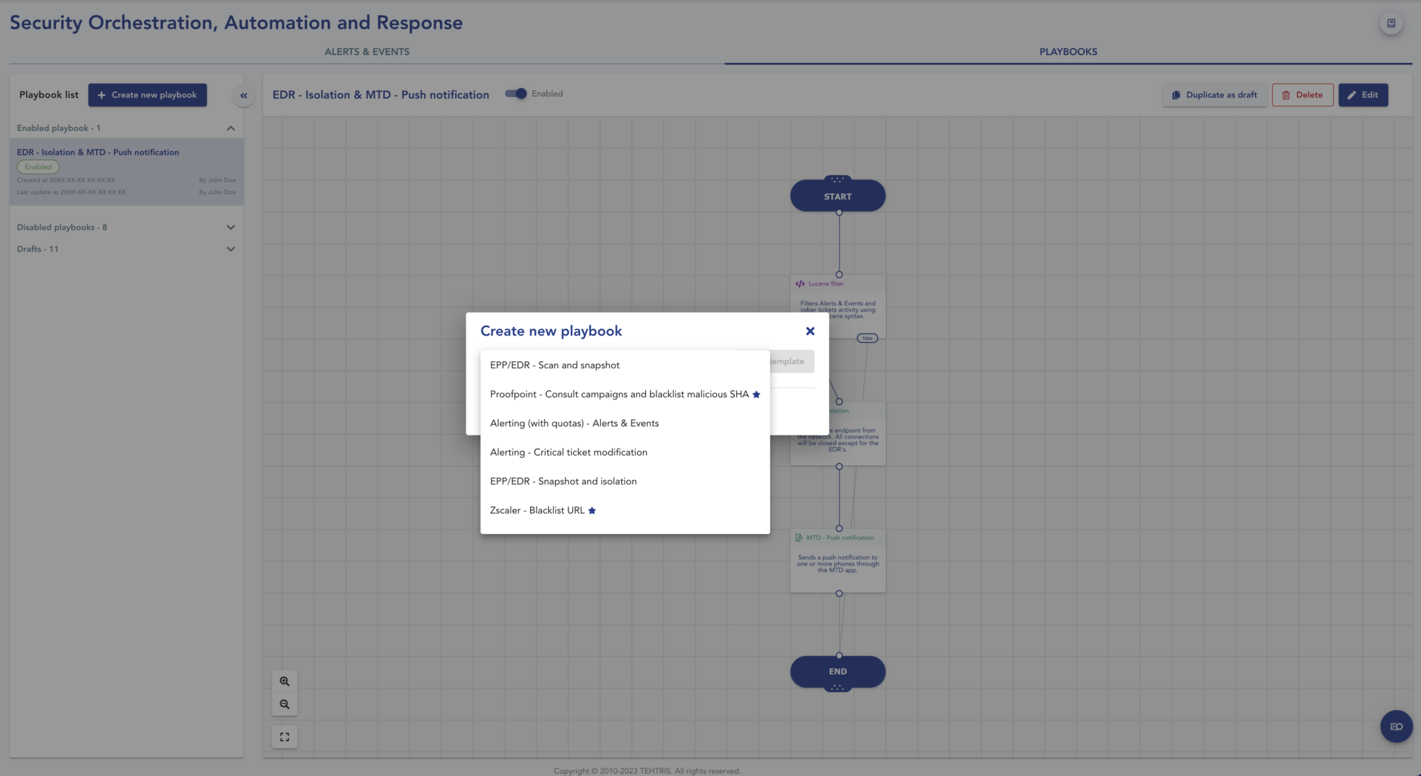 SOAR (Security Orchestration, Automation & Response) - TEHTRIS